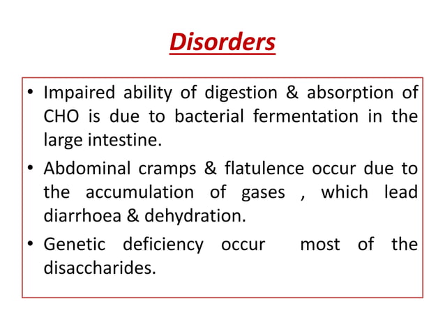 Digestion & absorption of CHO | PPTX