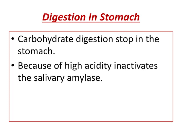 Digestion & absorption of CHO | PPTX