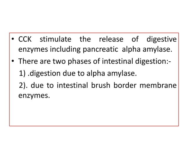 Digestion & absorption of CHO | PPTX
