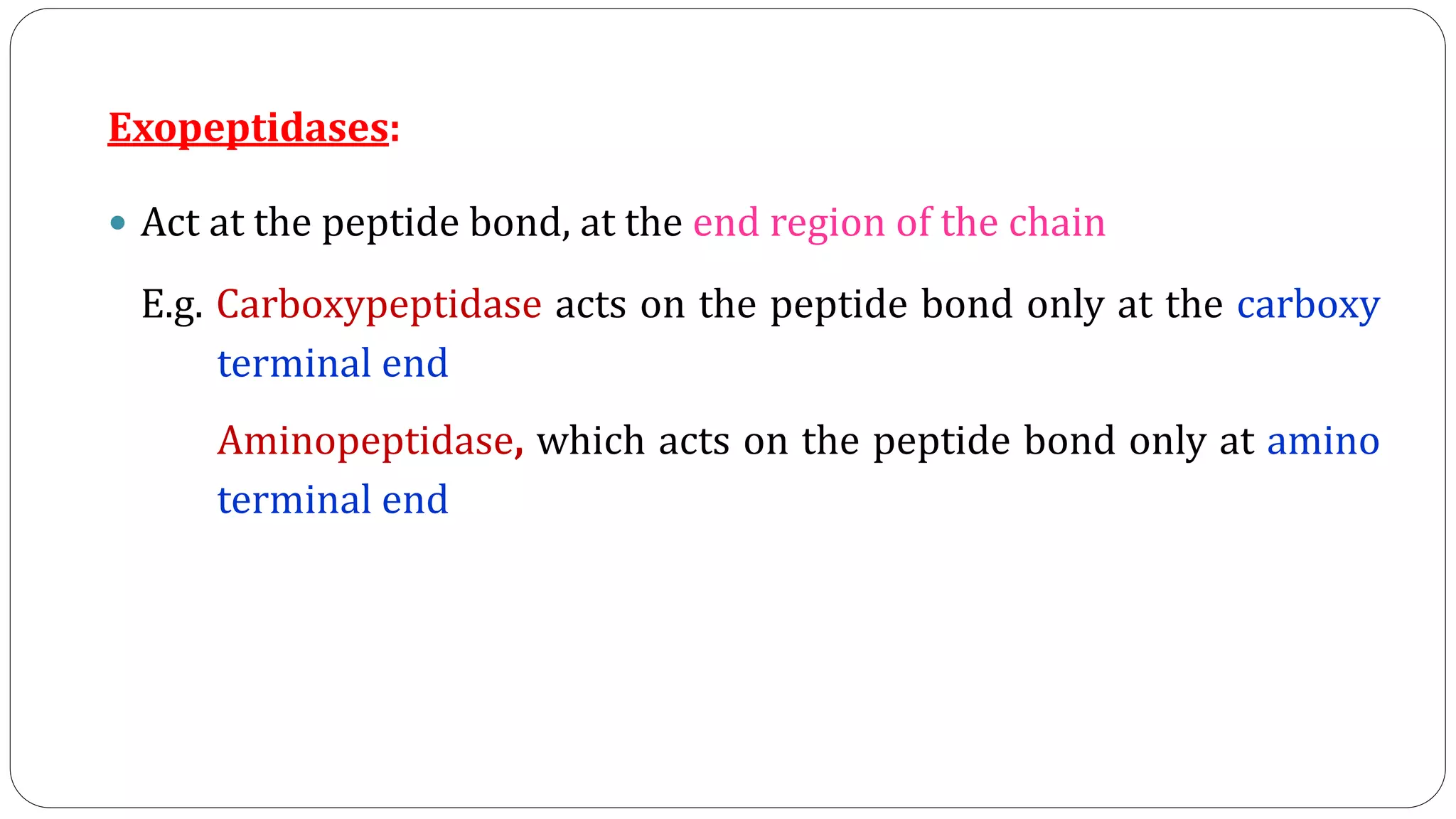 Digestion & absorption of proteins | PPTX