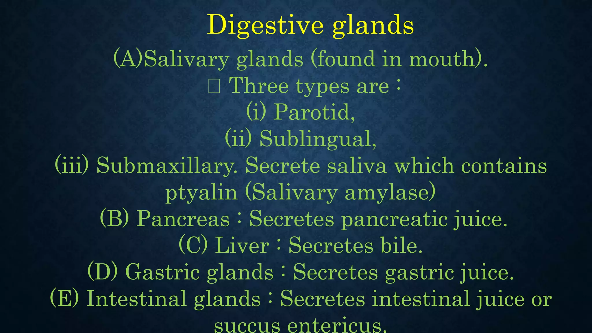 Digestion and absorption | PPTX