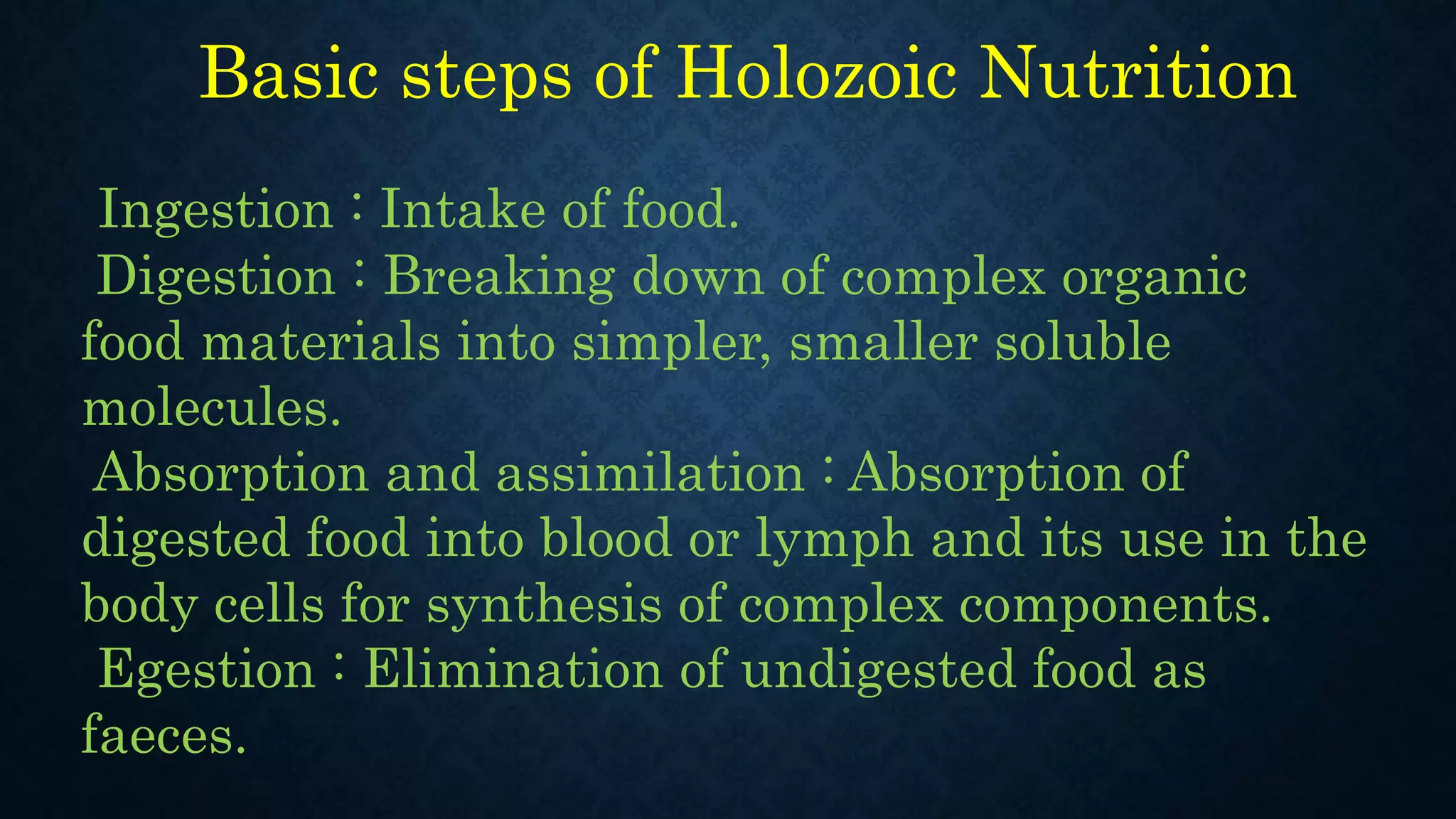 Digestion and absorption | PPTX