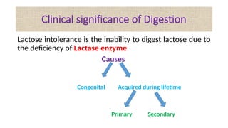 Digestion and Absorption of carbohydrates | PPT