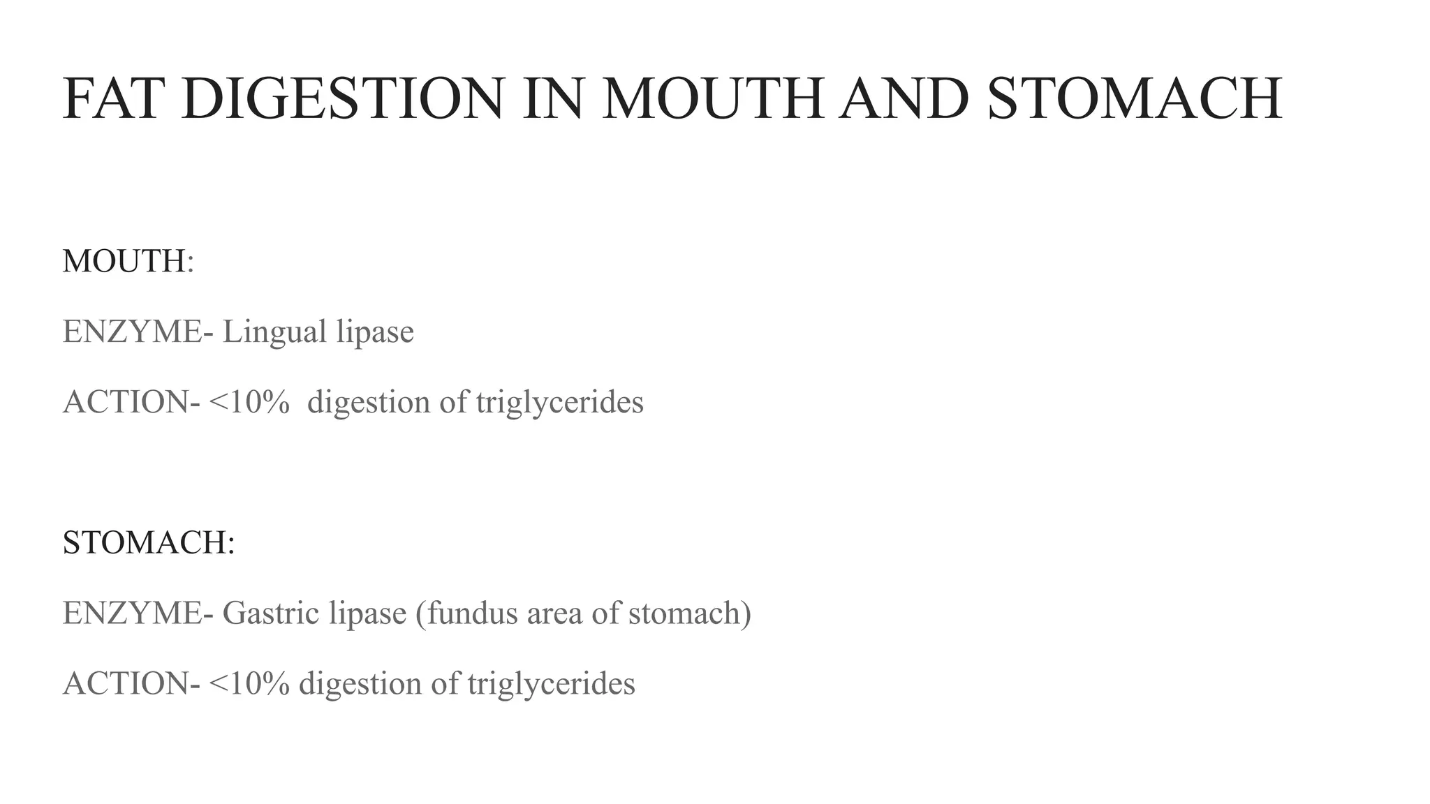 DIGESTION AND ABSORPTION OF FATS AND ITS APPLIED | PDF
