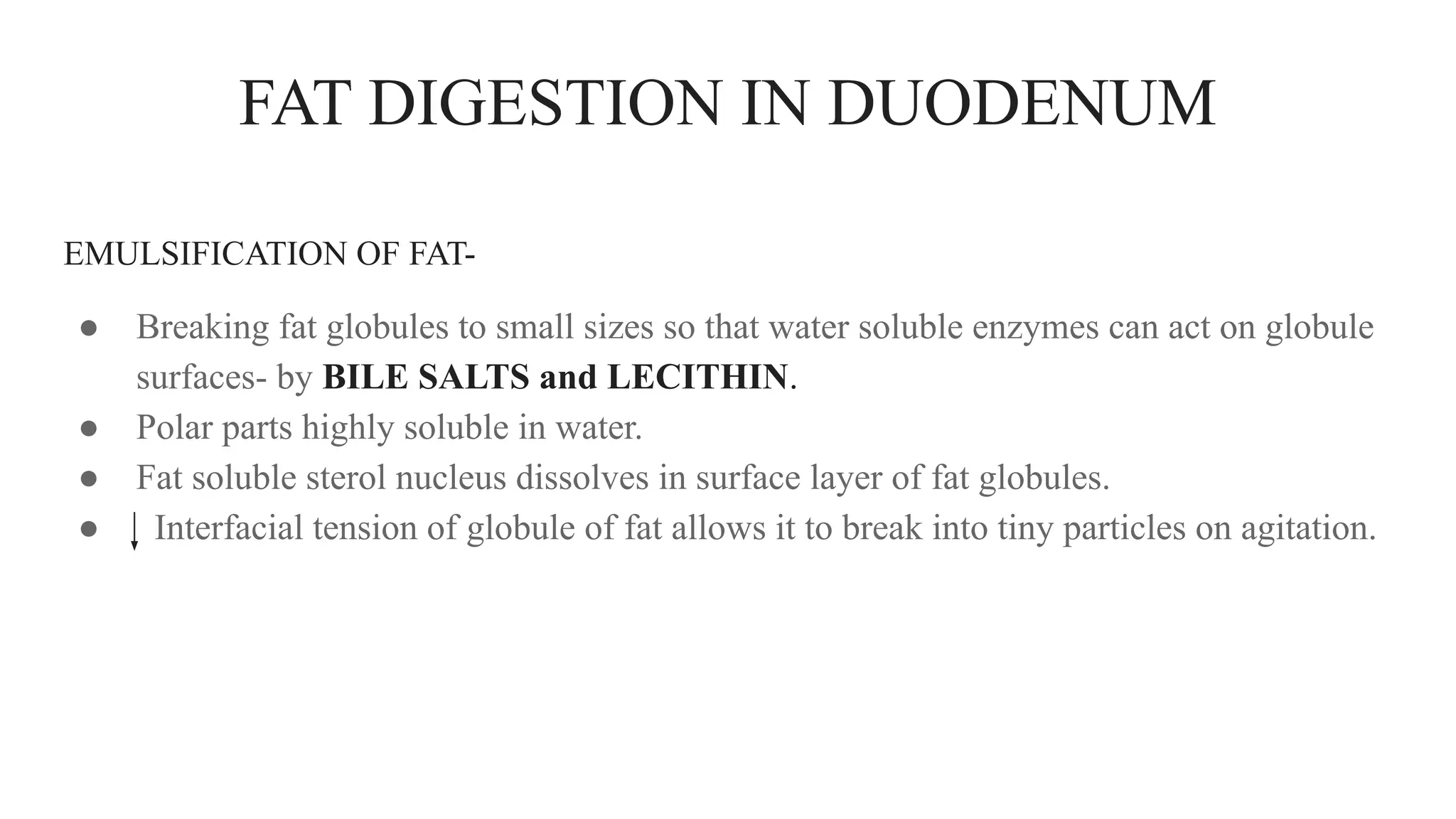 DIGESTION AND ABSORPTION OF FATS AND ITS APPLIED | PDF