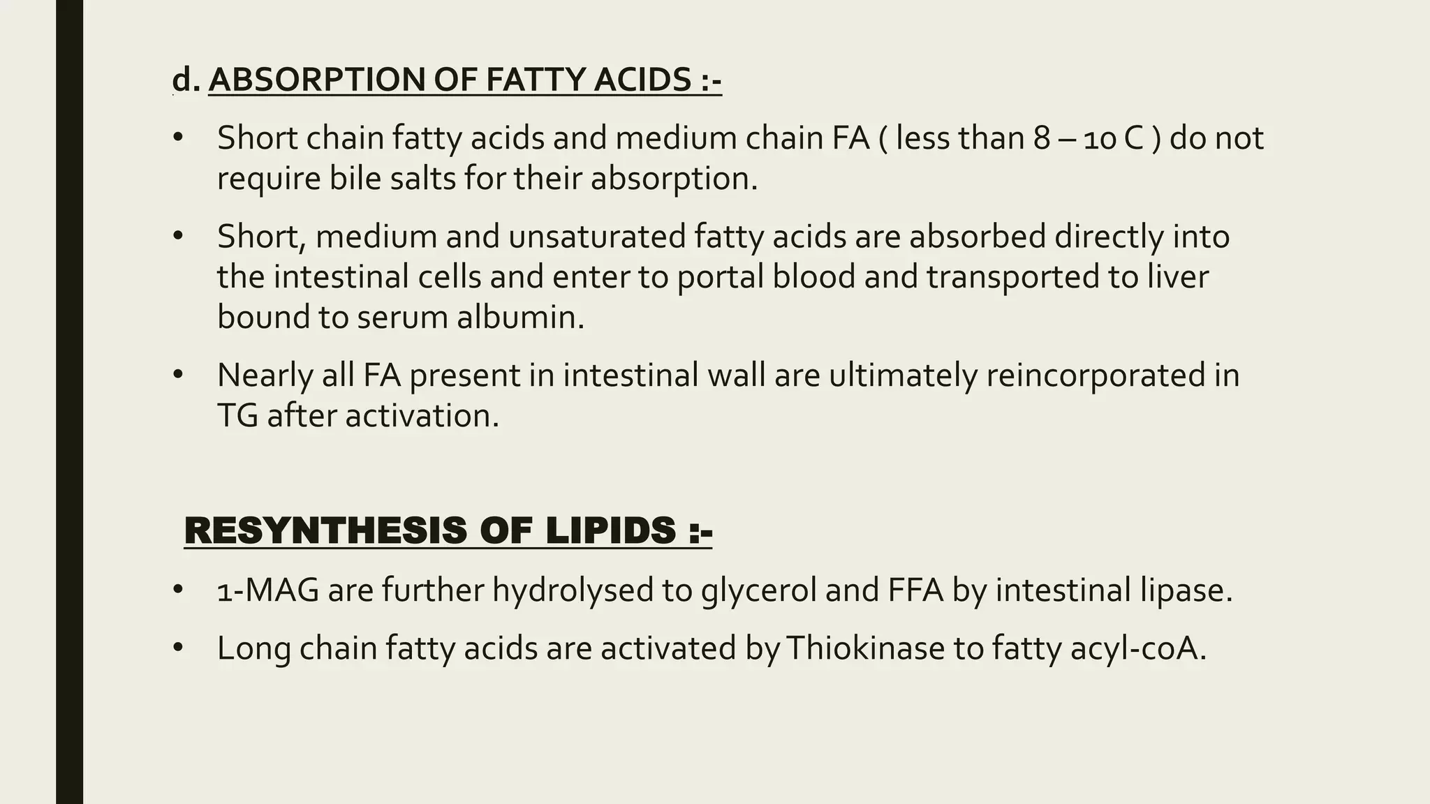 Digestion and absorption of lipid | PPTX