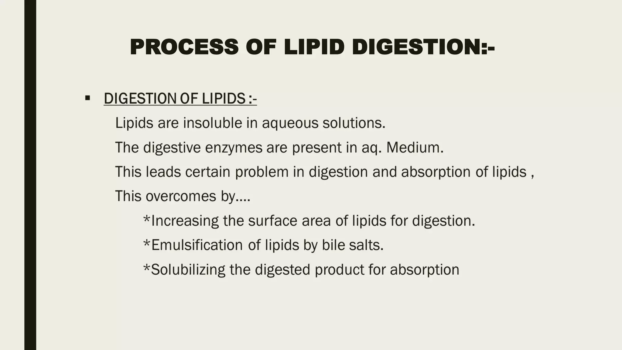Digestion and absorption of lipid | PPTX