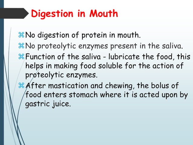 Digestion and absorption of proteins | PPSX | Digestive Disorders ...