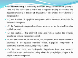 Digestion and bioavailability of nutraceuticals and strategies to ...