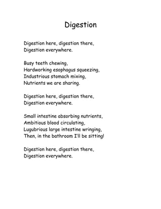 Digestion chant | PDF