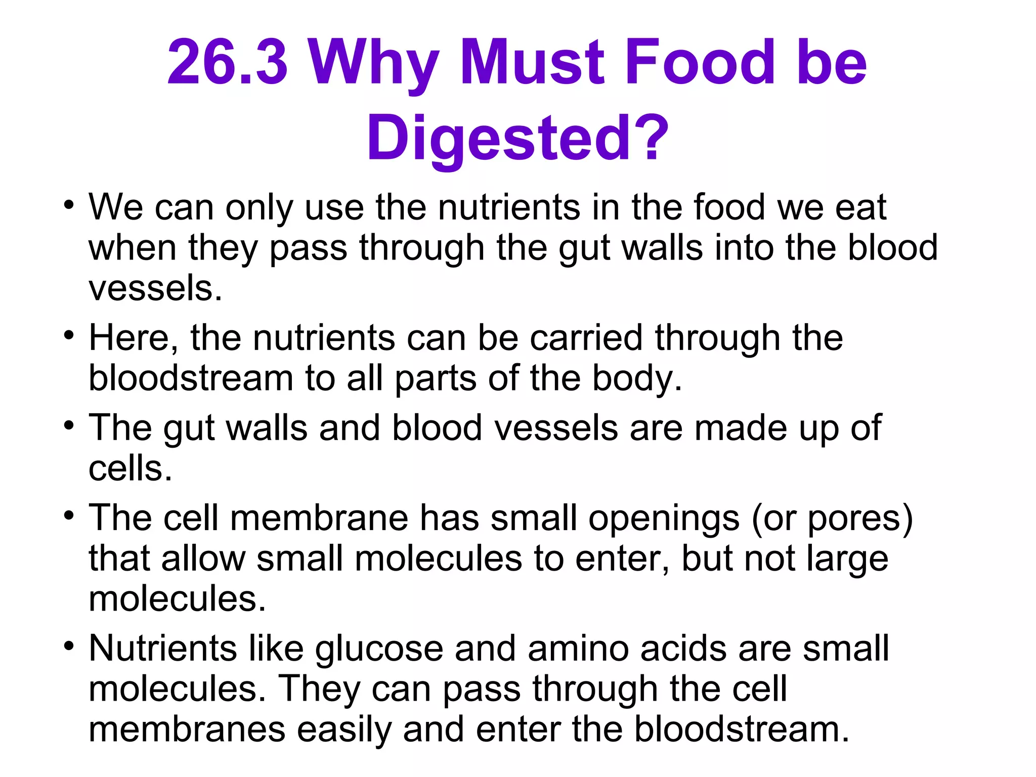 Digestion in Humans | PPT
