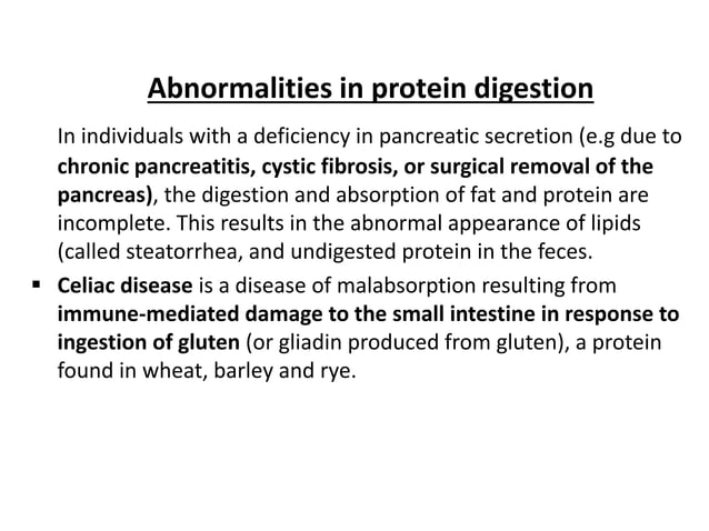 Digestion of proteins 19 | PPT