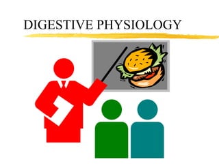 DIGESTION PHYSIOLOGY Explaining the digestive system | PPT
