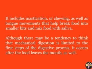 Digestion process in human | PPTX