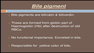 Digestive function of liver and gall bladder | PPT