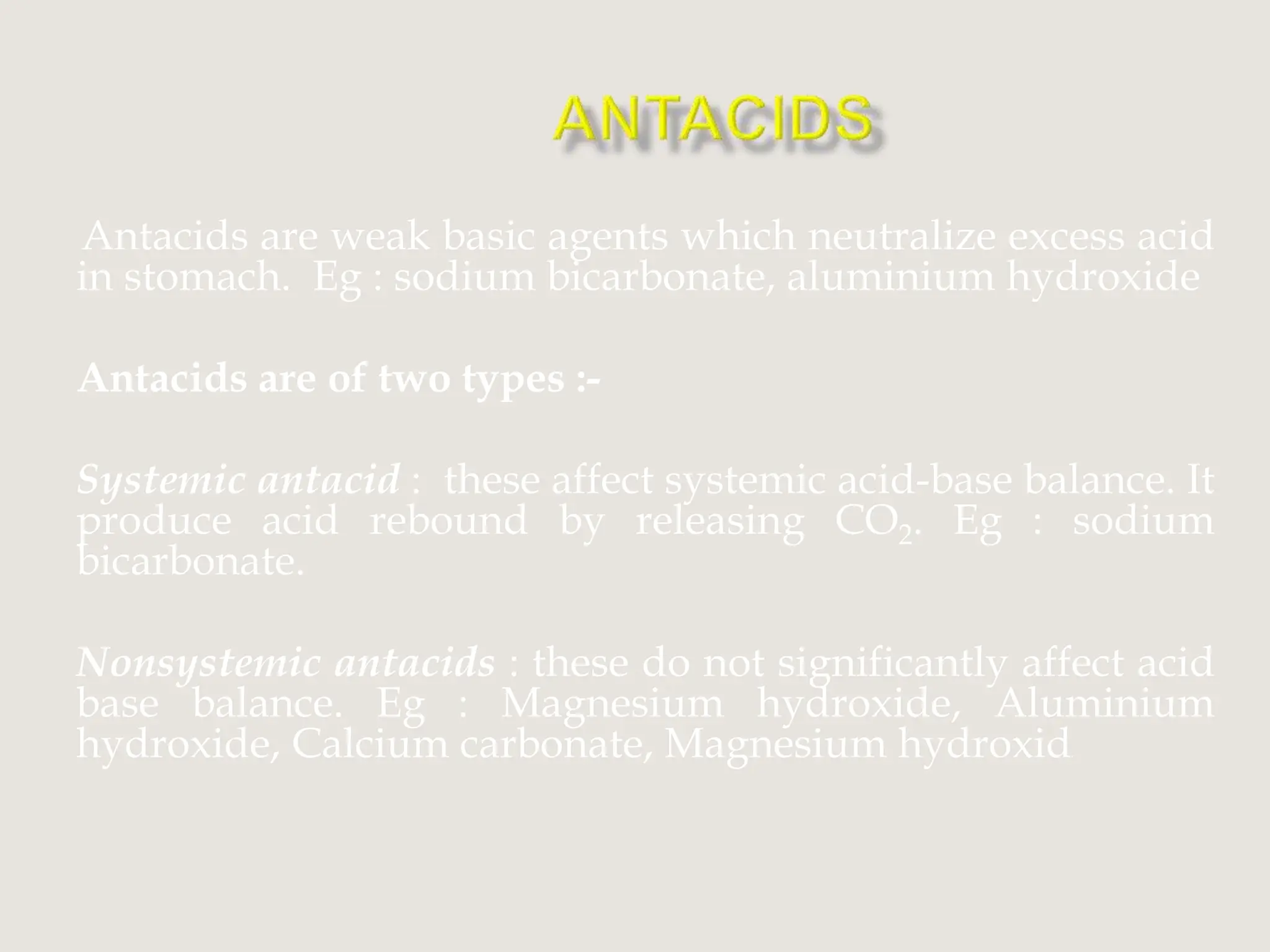 Drugs to treat digestive disorders in ruminants | PPTX
