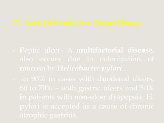 Drugs to treat digestive disorders in ruminants | PPTX
