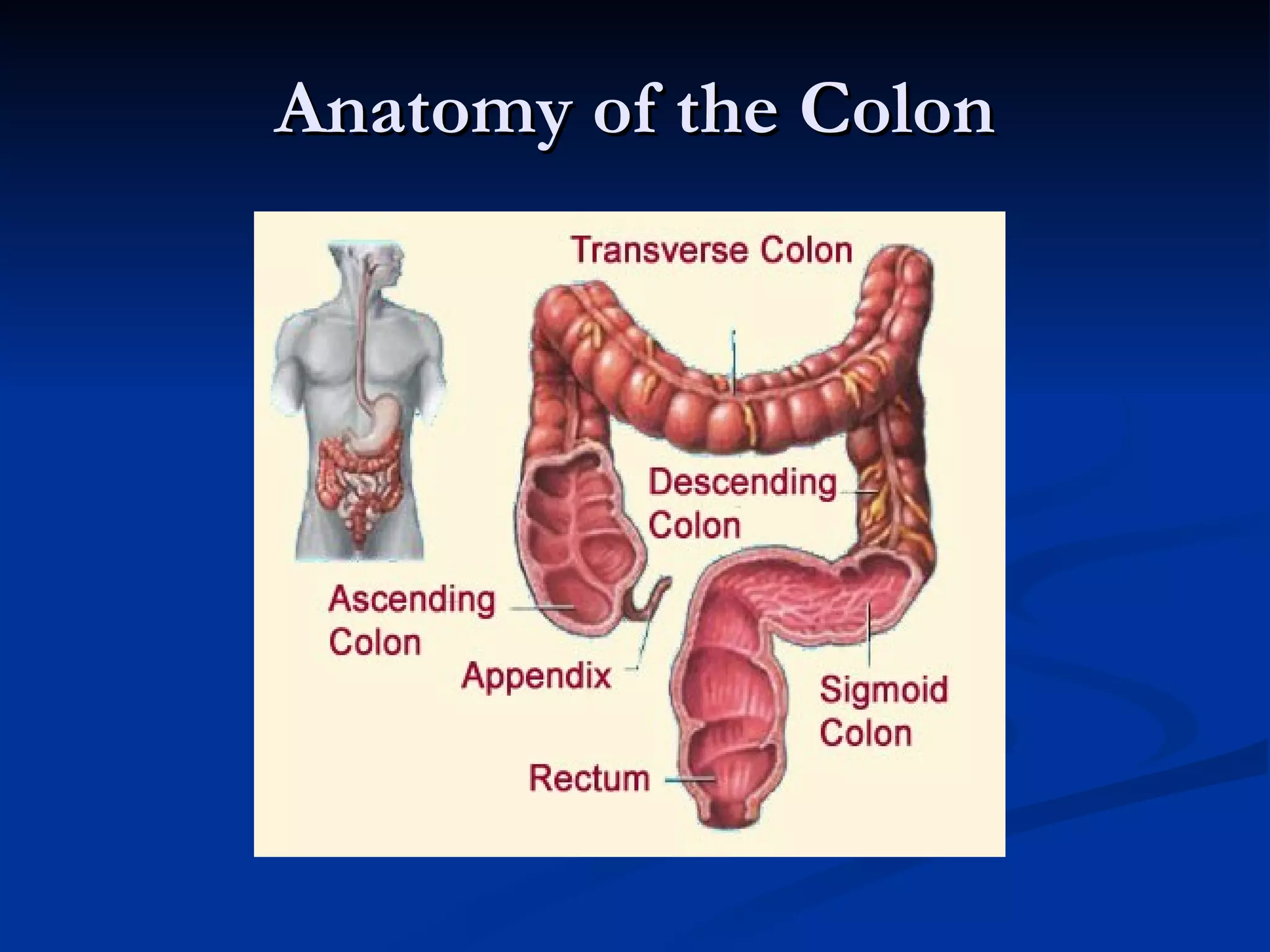 Colonoscopy, Hematochezia, Cachexia, Anastomosis | PPT