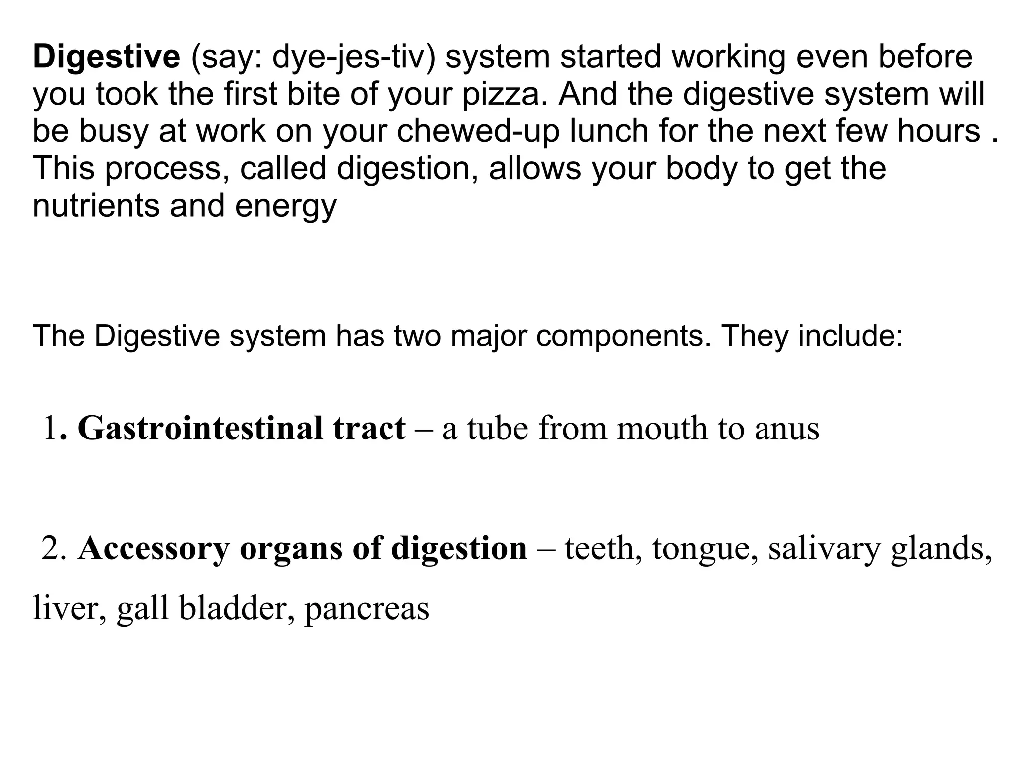 Human Digestive System | PPT