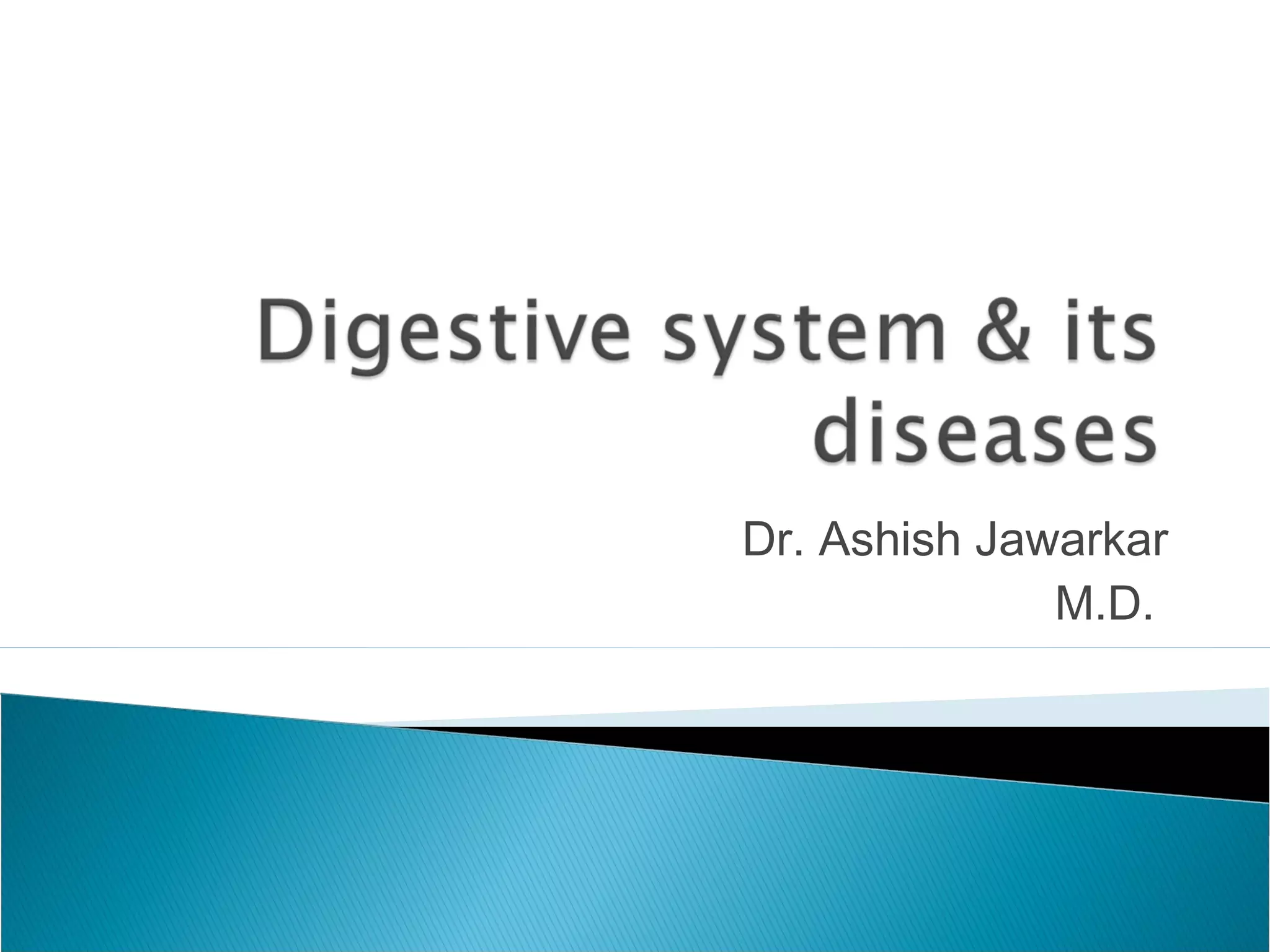 Pathology of the digestive system | PPT