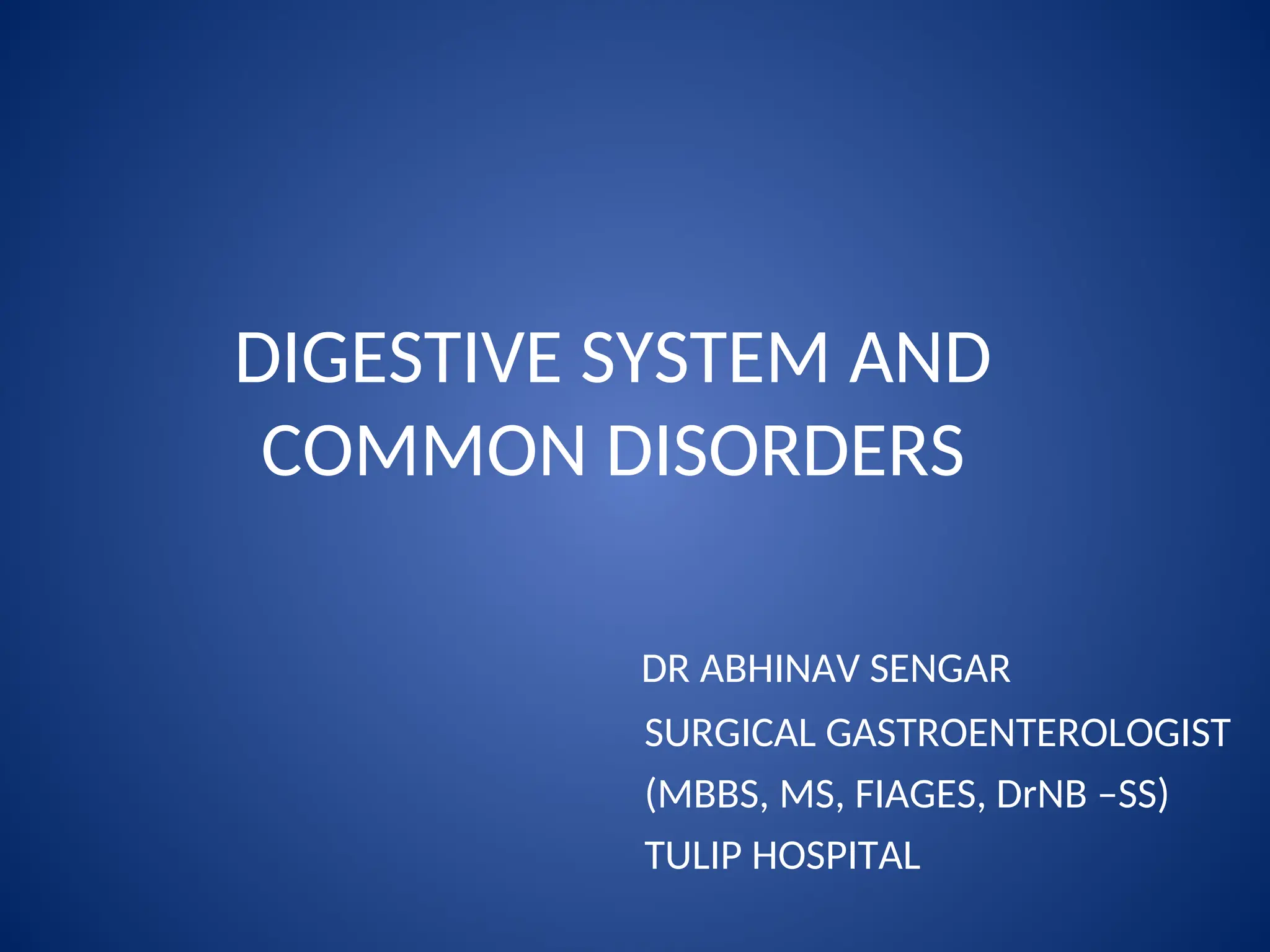 digestive system - anatomy and function ppt | PPT
