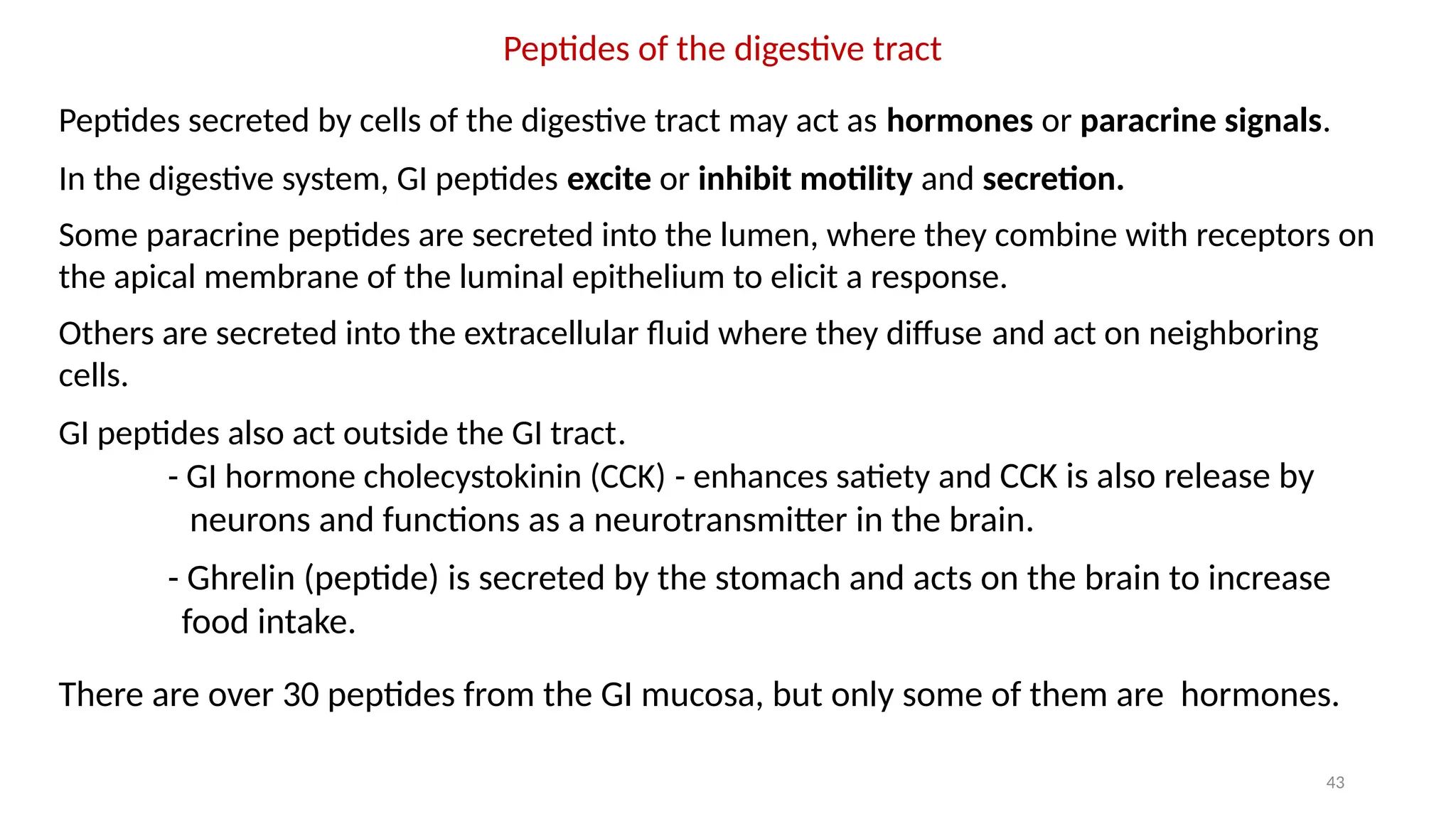 Digestive system presentation physiology | PPTX