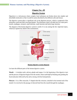 Digestive System.pdf HUMAN ANATOMY AND PHYSIOLOGY | PDF