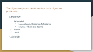 Rangkuman Lengkap Fisiologi dan Histologi Sistem Digestif | PPTX