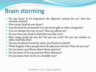 Digestive system food for the family | PPT