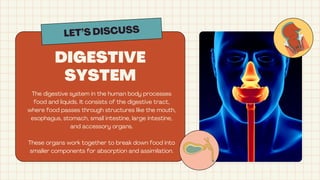 DIGESTIVE SYSTEM; its parts and functions | PDF
