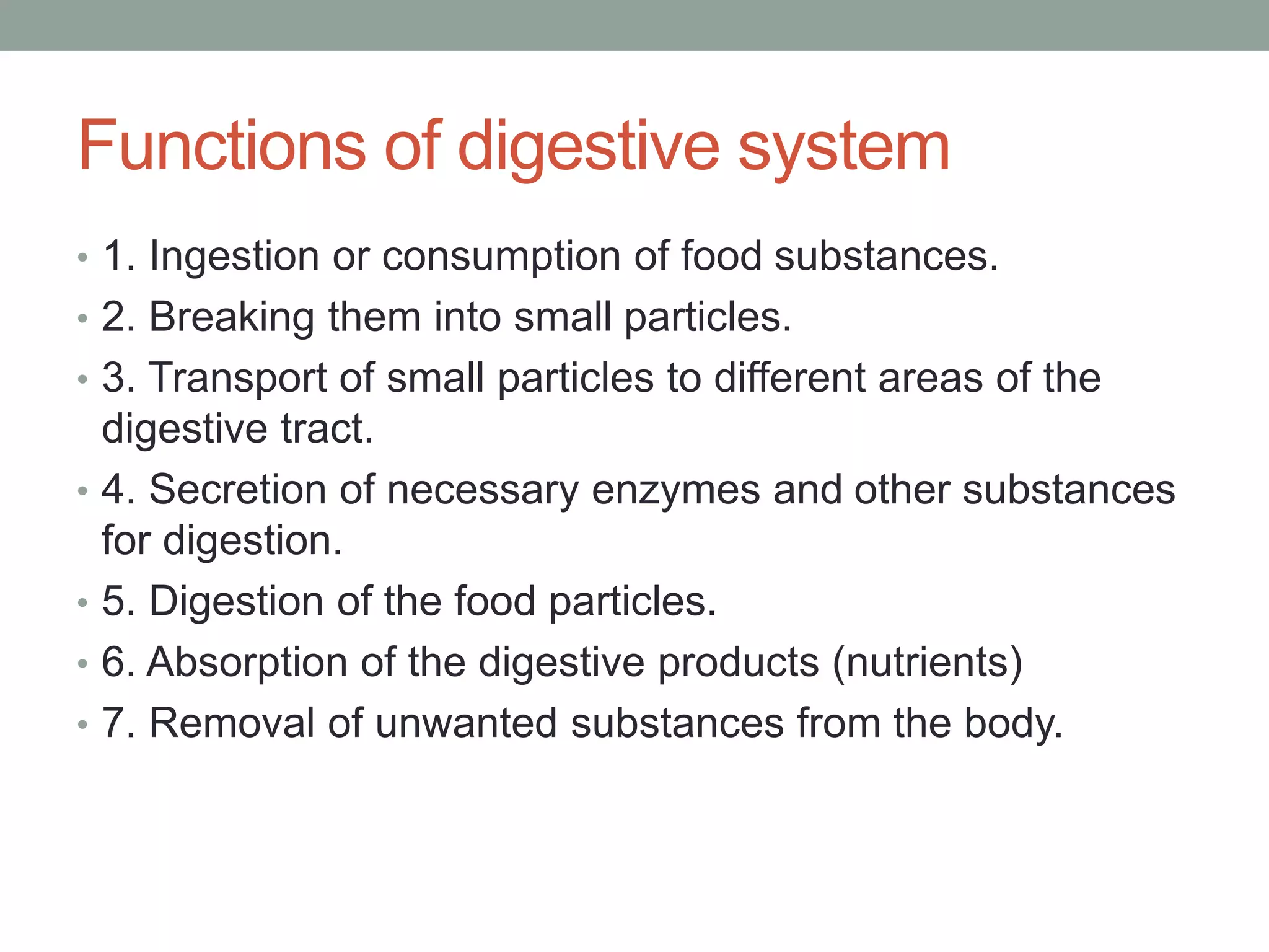 DIGESTIVE SYSTEM | PPTX