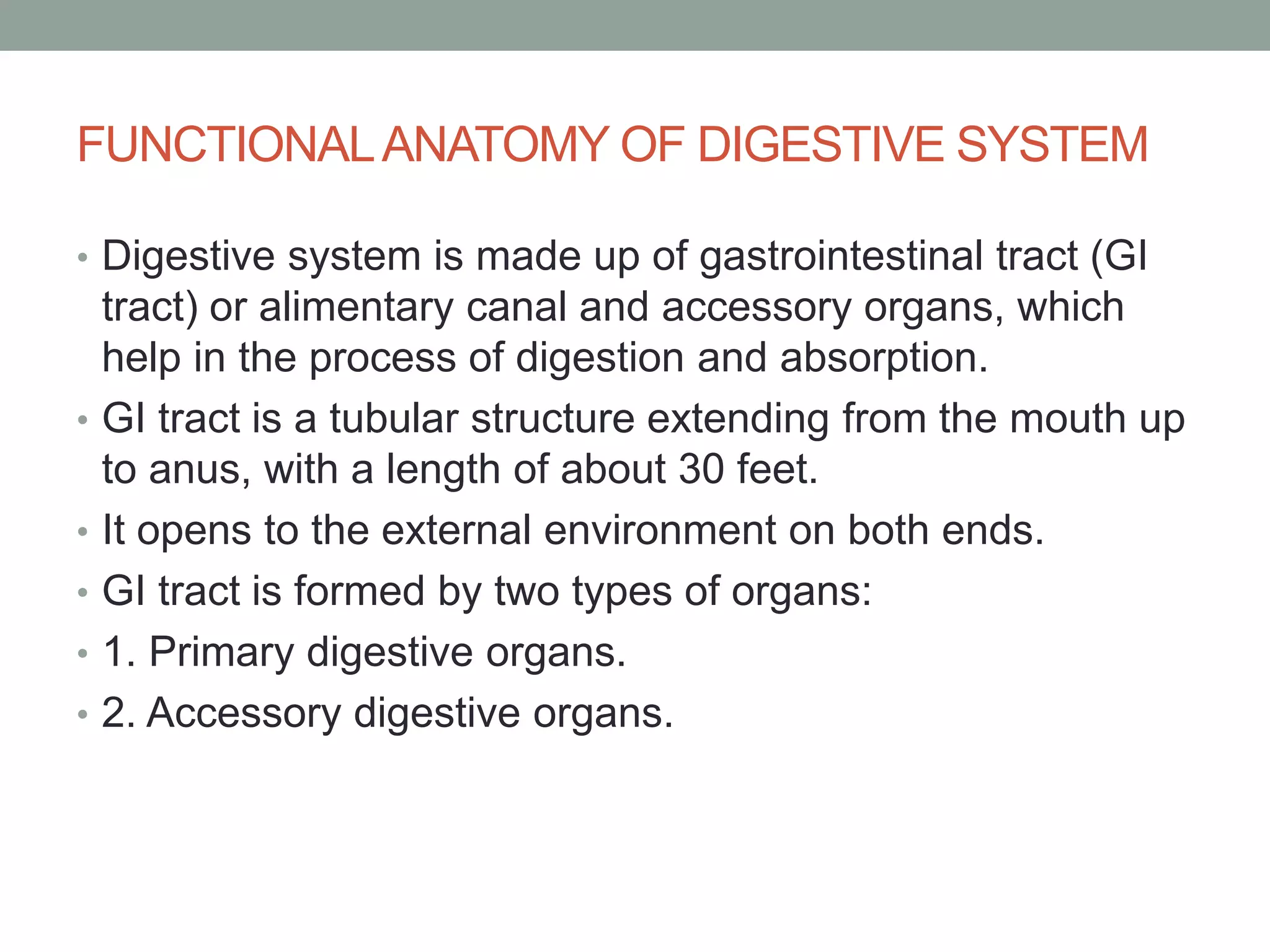 DIGESTIVE SYSTEM | PPTX