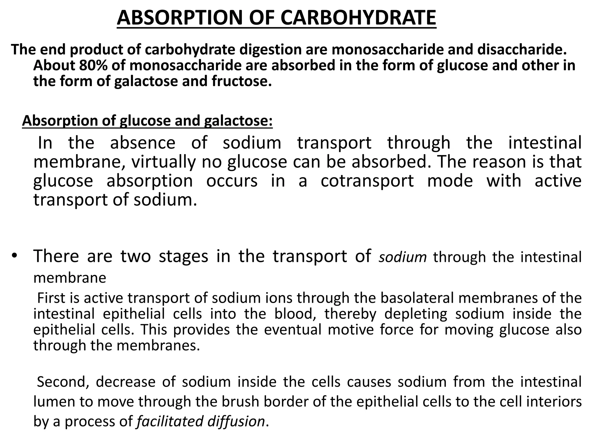 Digestive system (Absorption) / Food Absorption | PPTX