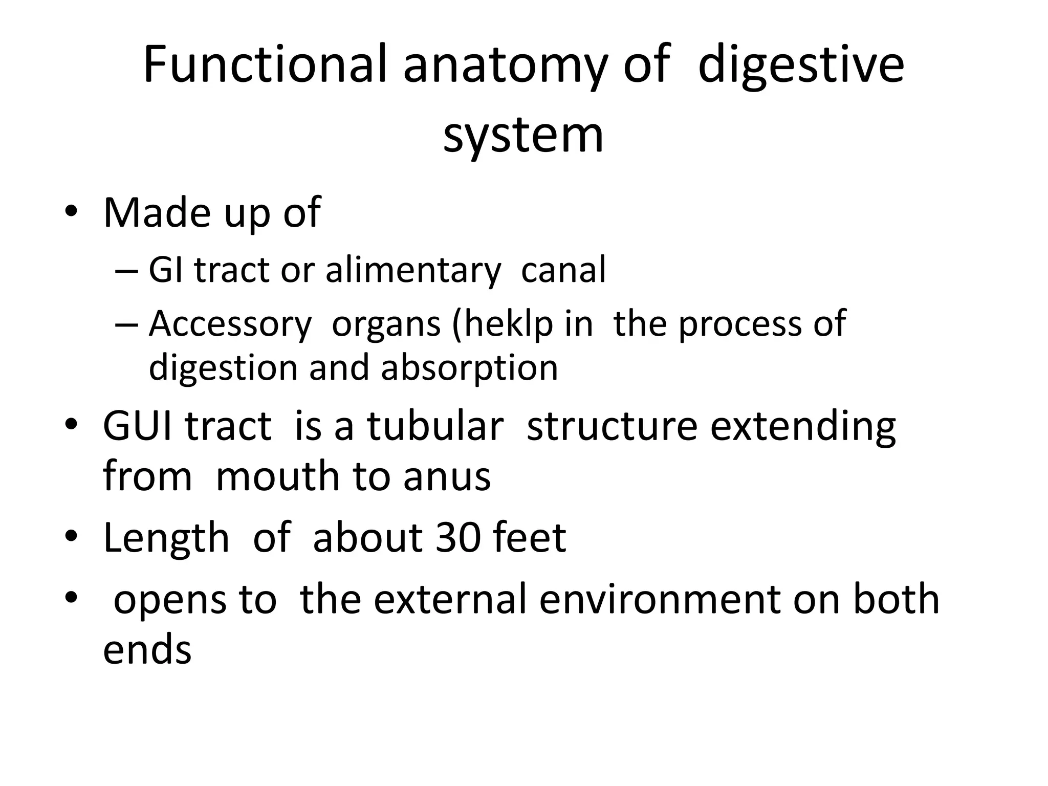 Digestive system anatomy and physiology | PPTX