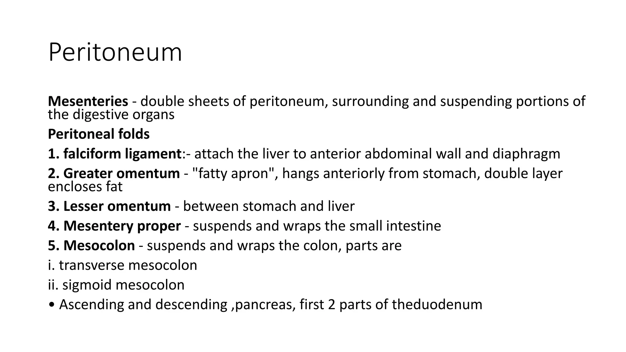 Digestive system anatomy clinic | PPTX