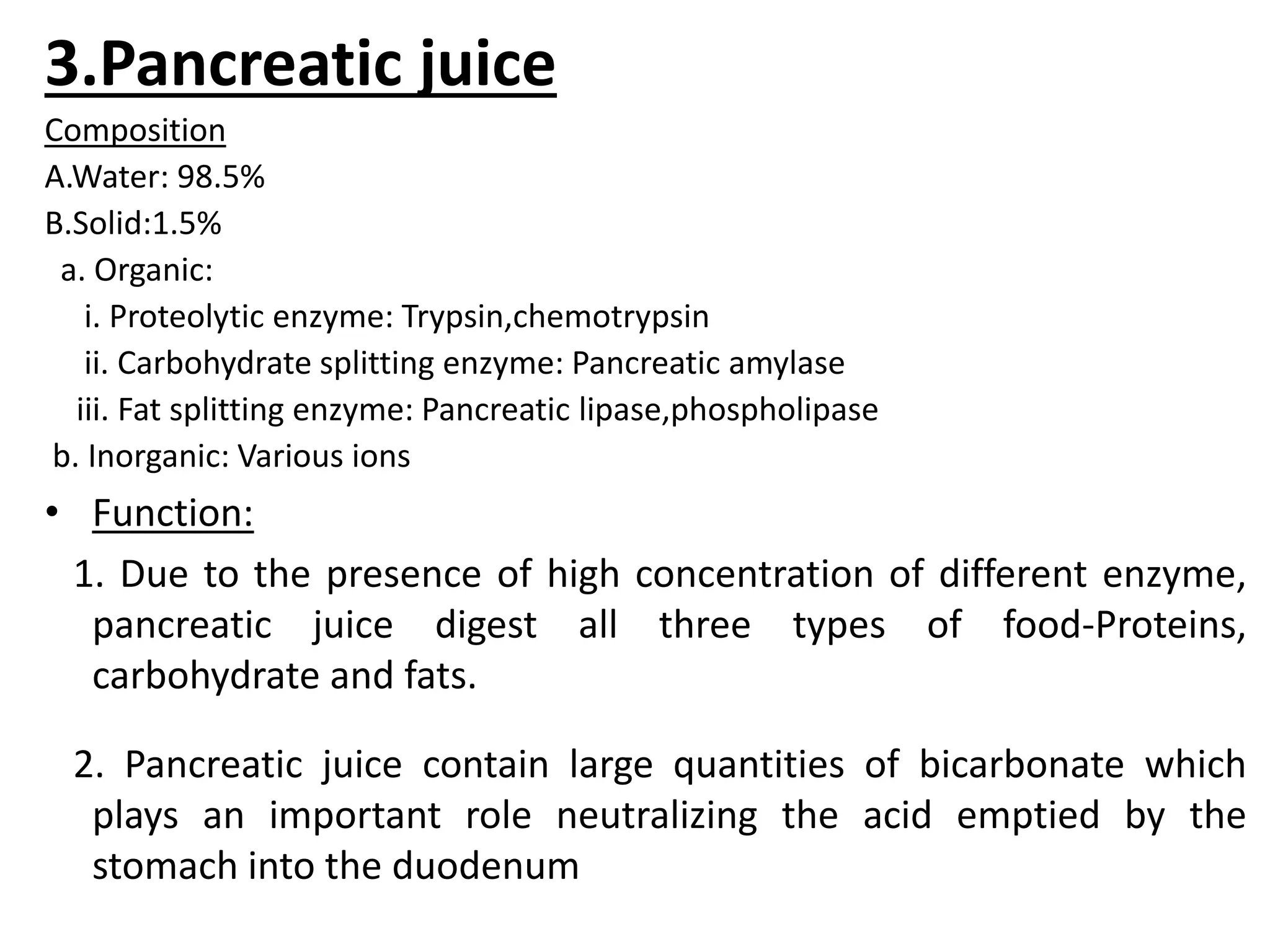 Digestive system (Digestive juice)/Function/Composition | PPTX