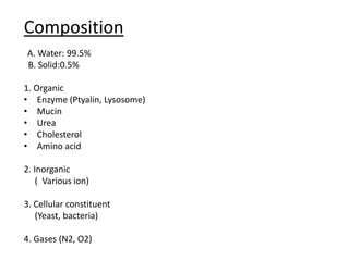 Digestive system (Digestive juice)/Function/Composition | PPTX