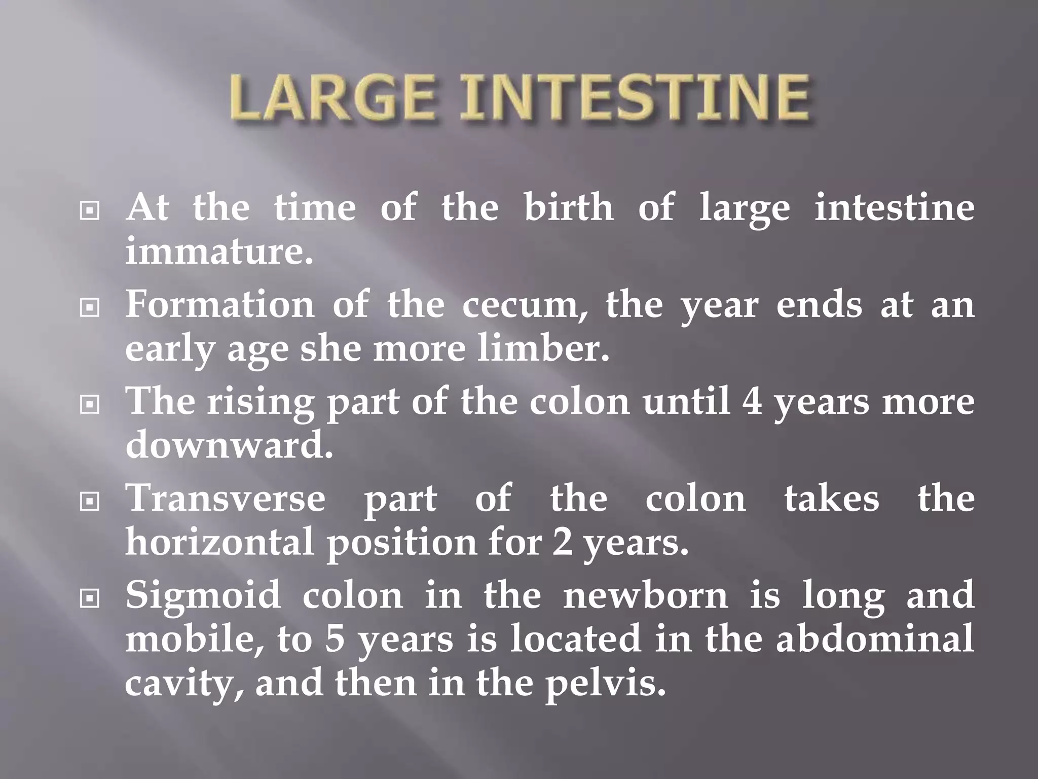 Digestive system in children | PPTX