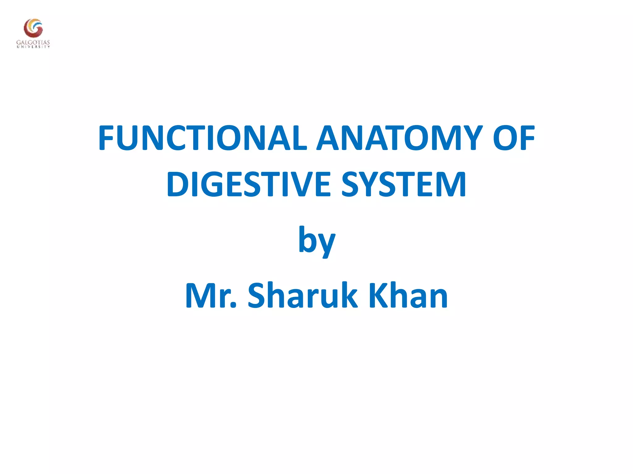 Digestive system introduction | PPTX