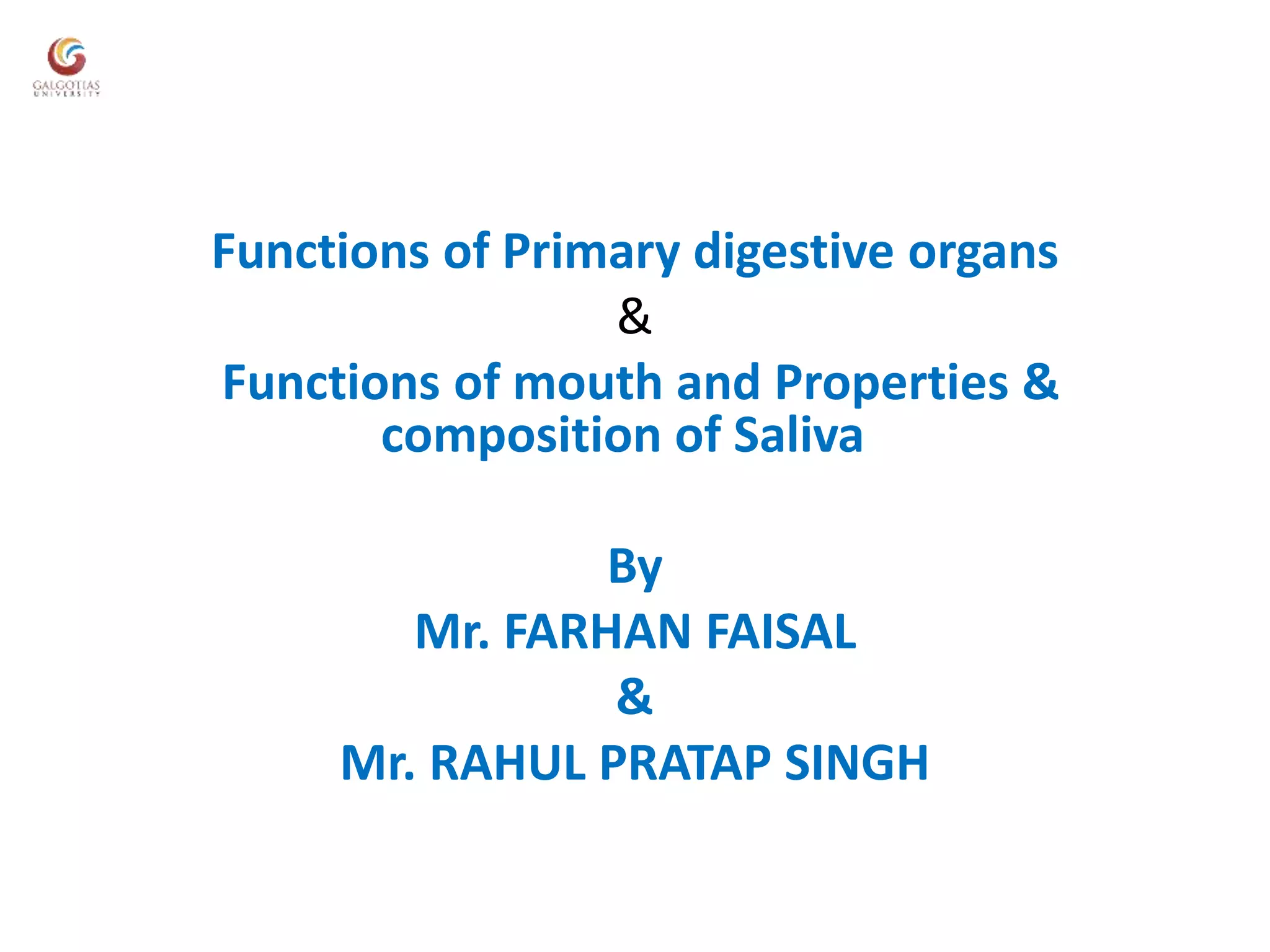 Digestive system introduction | PPTX