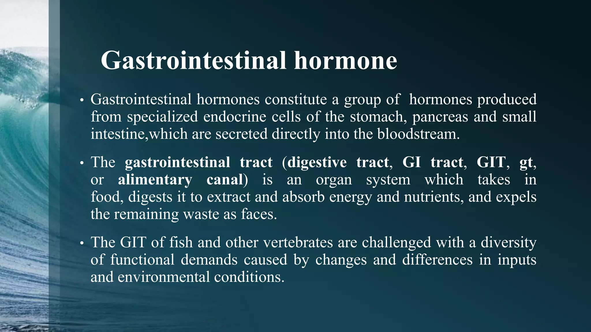 Digestive system of fish | PPTX