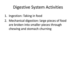 Digestive system overview | PPT