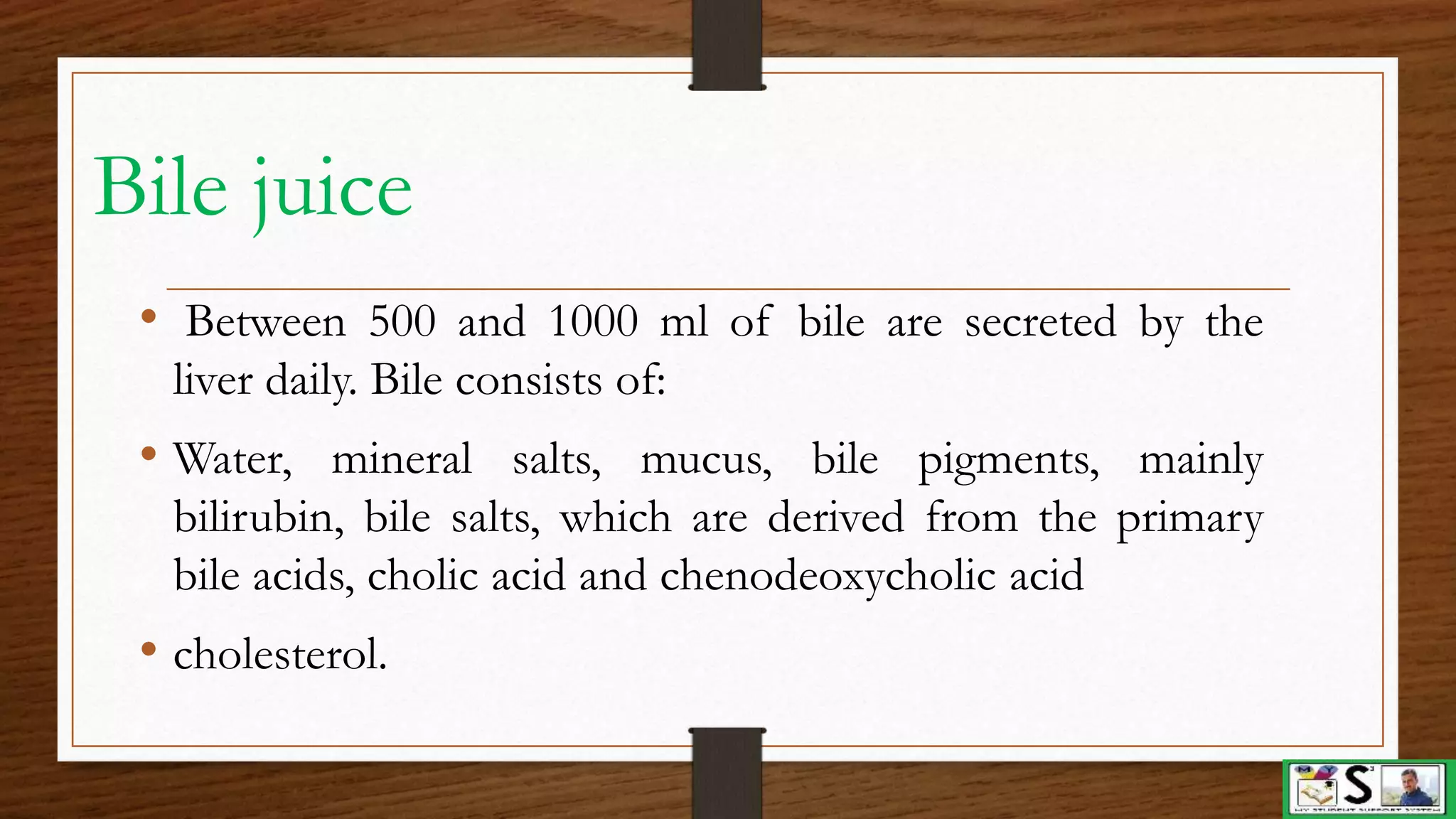 Digestive system part 4 (pancreas, liver and gall bladder) english | PPTX