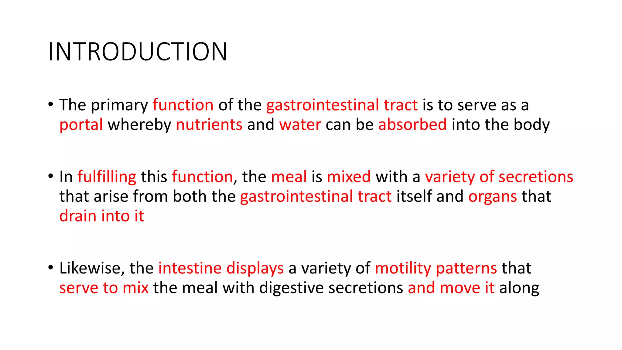 Digestive system physiology | PPT