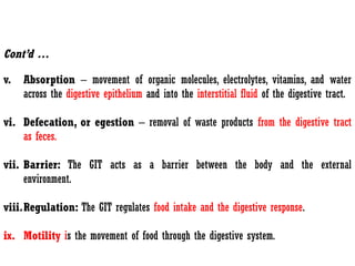 Digestive system Physiology gastro intestinal tract .pptx