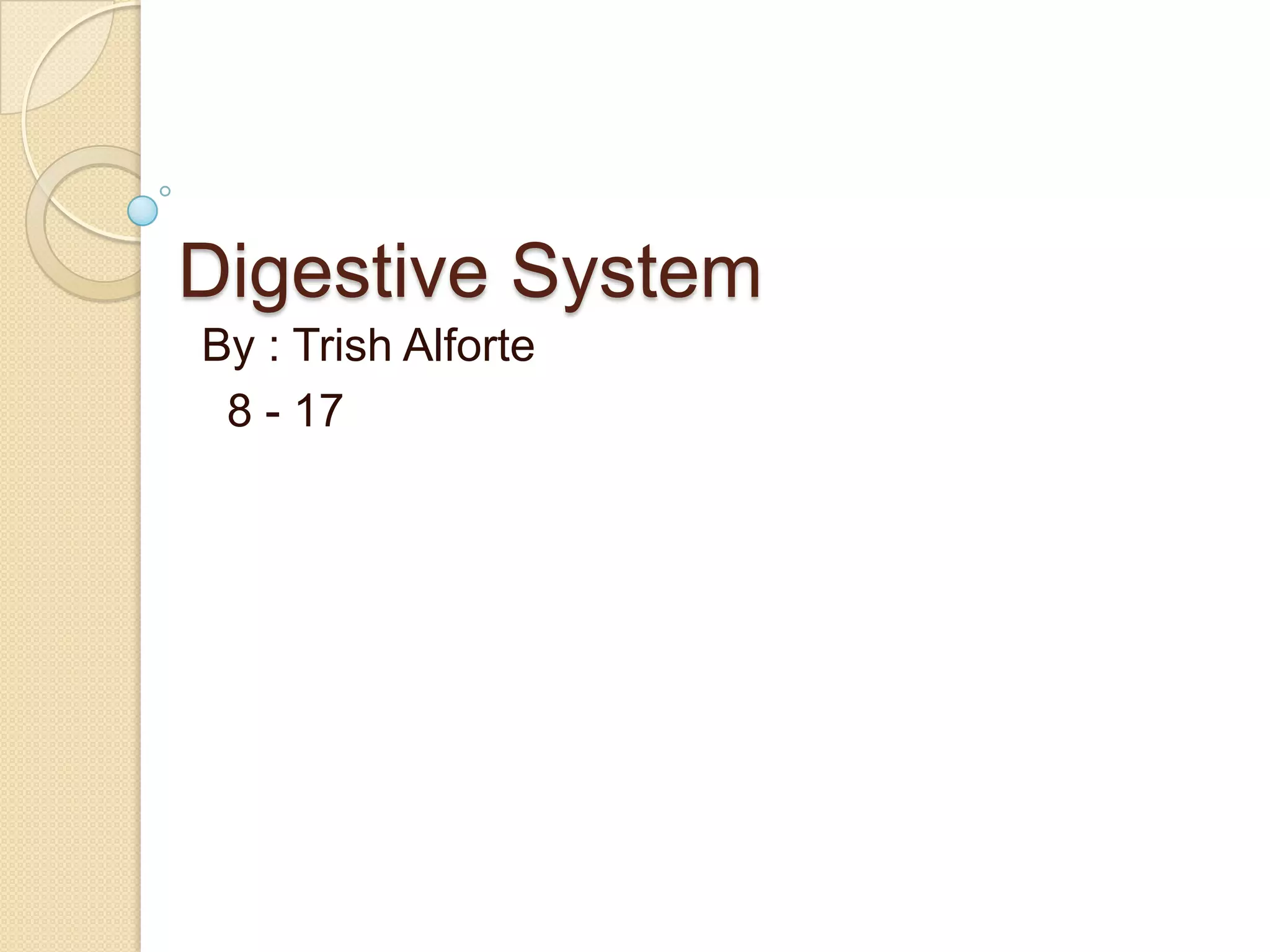 Digestive System power point | PPT