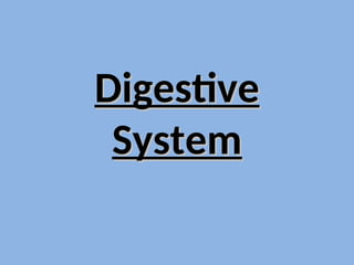 Digestive System PPT.ppt class11 very goo | PPT