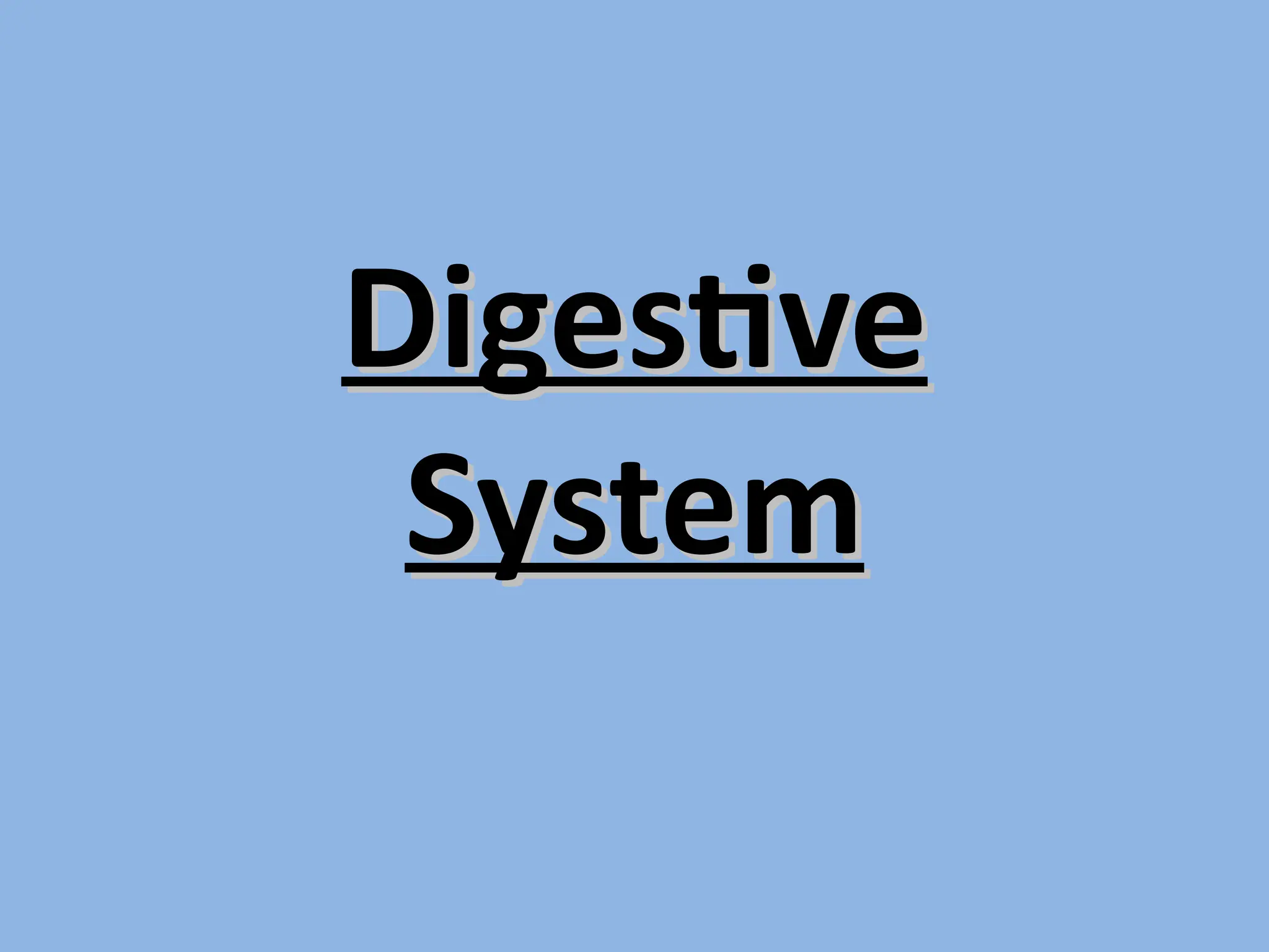 Digestive System process PPT.ppt in human body | PPT