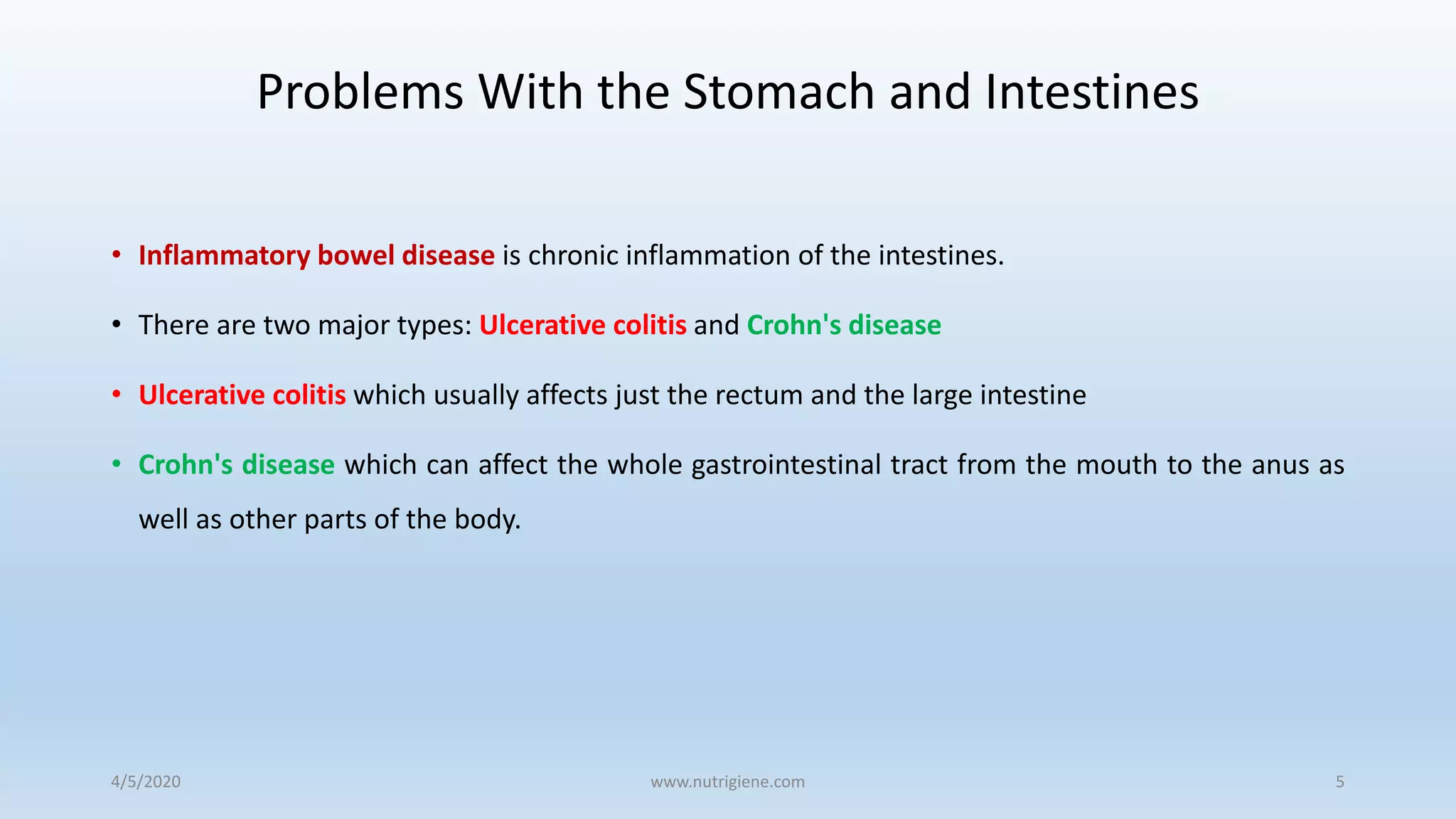 Digestive system problems | PPTX | Digestive Disorders | Diseases and Conditions