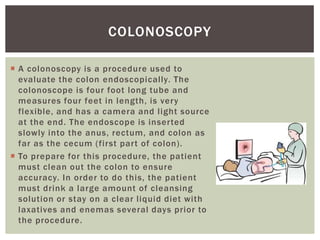 Digestive System Procedures | PPTX